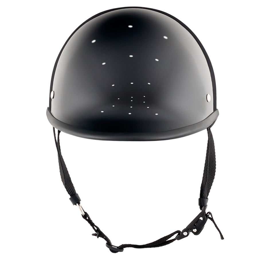 Smallest & Lightest DOT Polo Helmet- Gloss Black