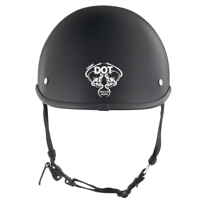 Smallest & Lightest Open Face Polo Helmet- Matte Black