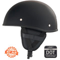 Smallest & Lightest DOT Beanie Helmet - Matte Black
